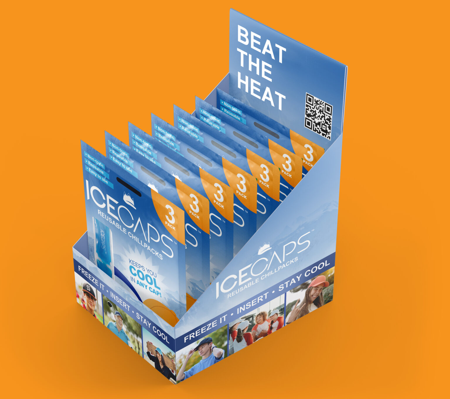 Icecap Shop – Ice Caps™️ is the new effective way to keep your cool in the heat